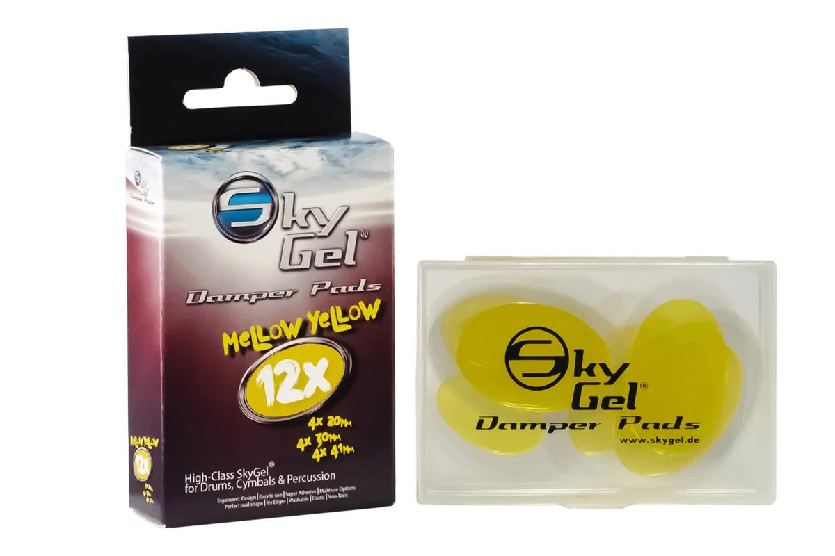 SKYGEL Damper Gel Pads 12 pcs (Mellow Yellow) - Inny producent | Muzyka ...