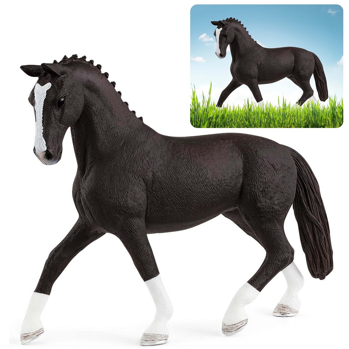 SLH13927 Schleich Horse Club - Koń, Klacz Rasa Hanoverian, Figurka Dla ...