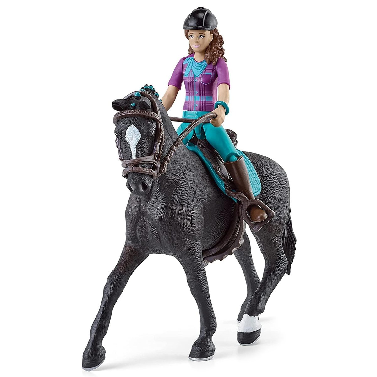 SLH42541 Schleich Horse Club - Lisa i Storm, koń hanowerski, zestaw ...