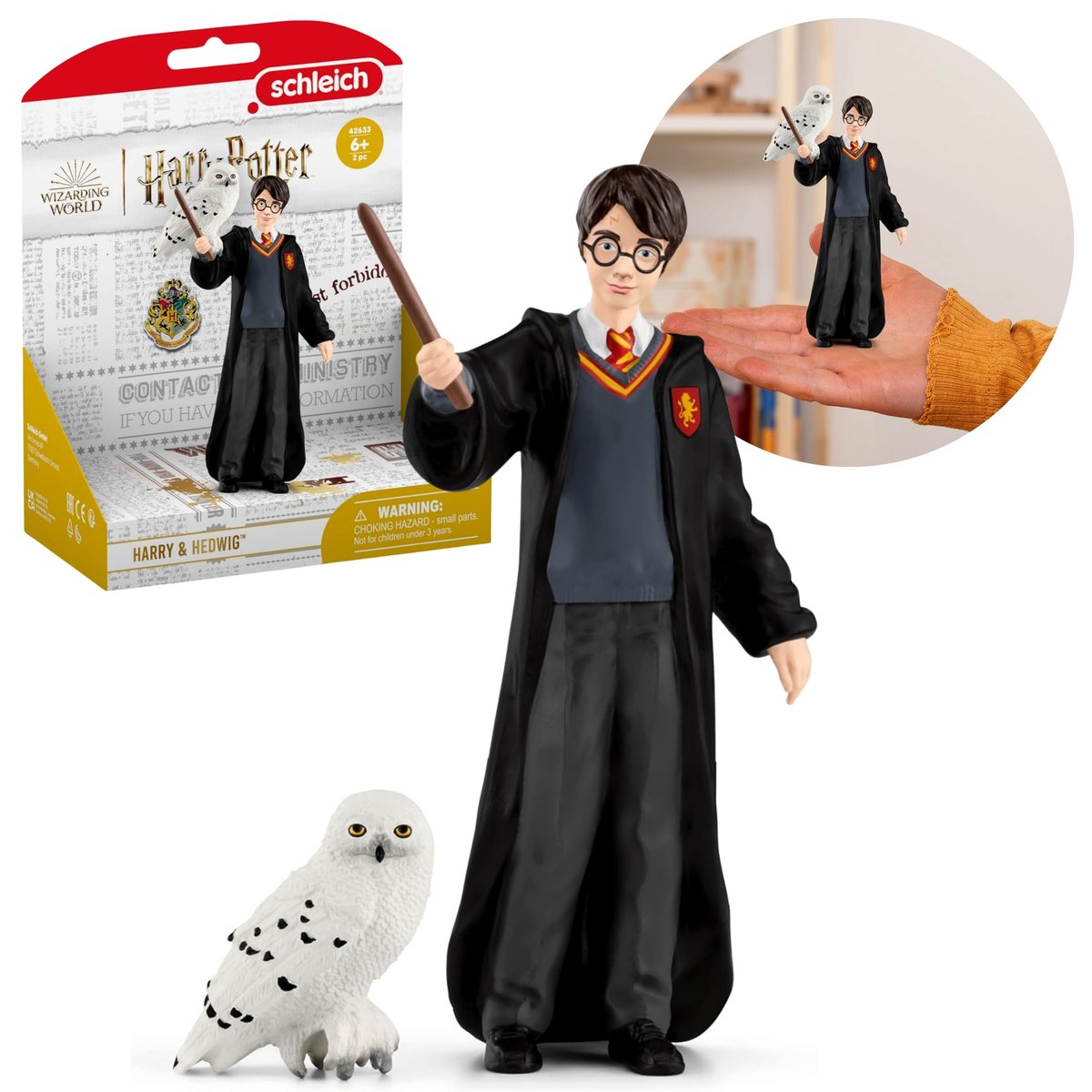 SLH42633 Schleich Harry Potter - Harry Potter i Hedwiga, figurka dla ...