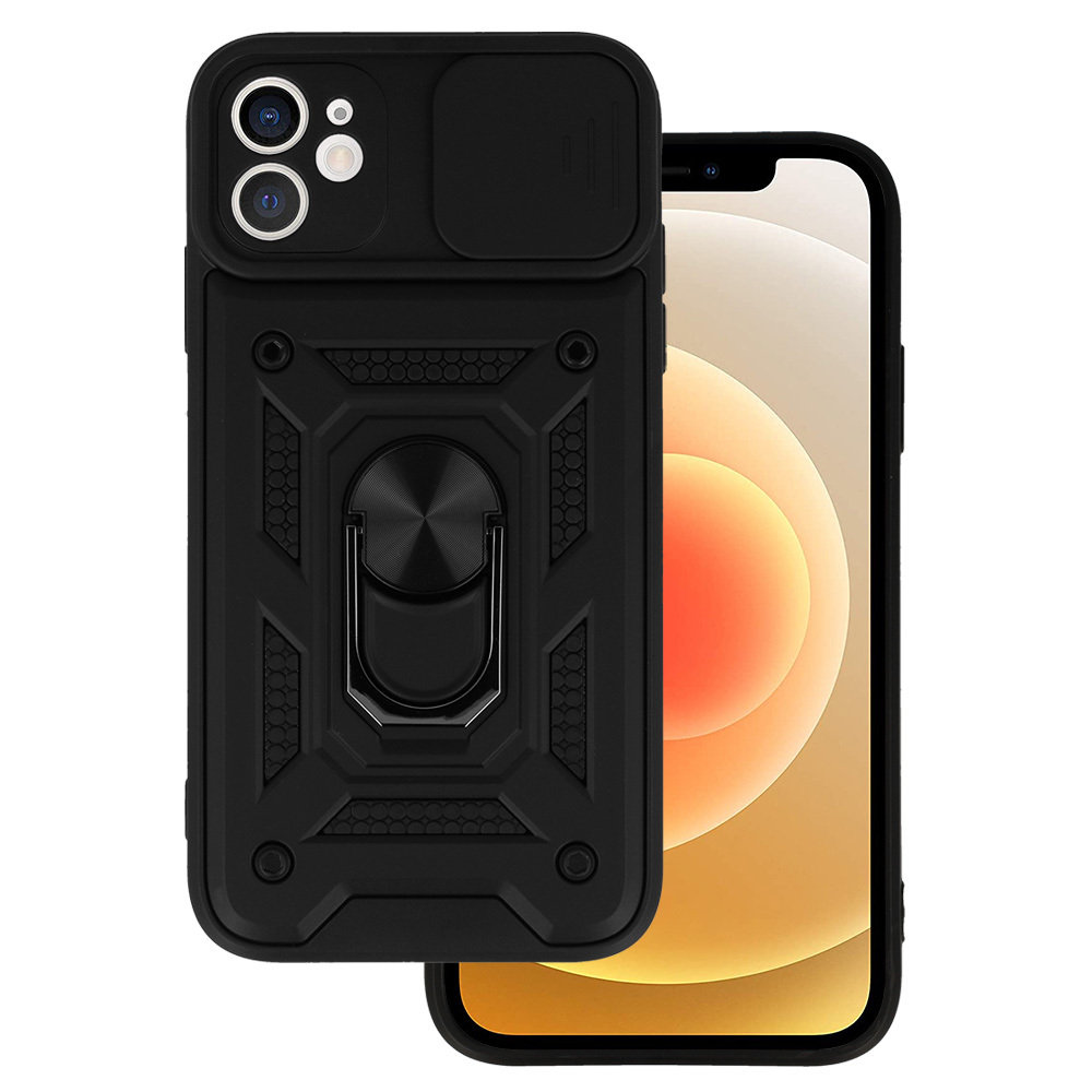 Slide Camera Armor Case do Iphone 12 Czarny - Inna marka | Sklep EMPIK.COM