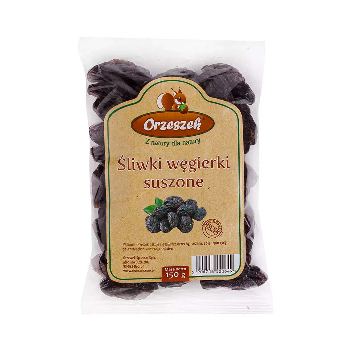 Śliwki węgierki suszona 150g Orzeszek - Orzeszek | Sklep EMPIK.COM