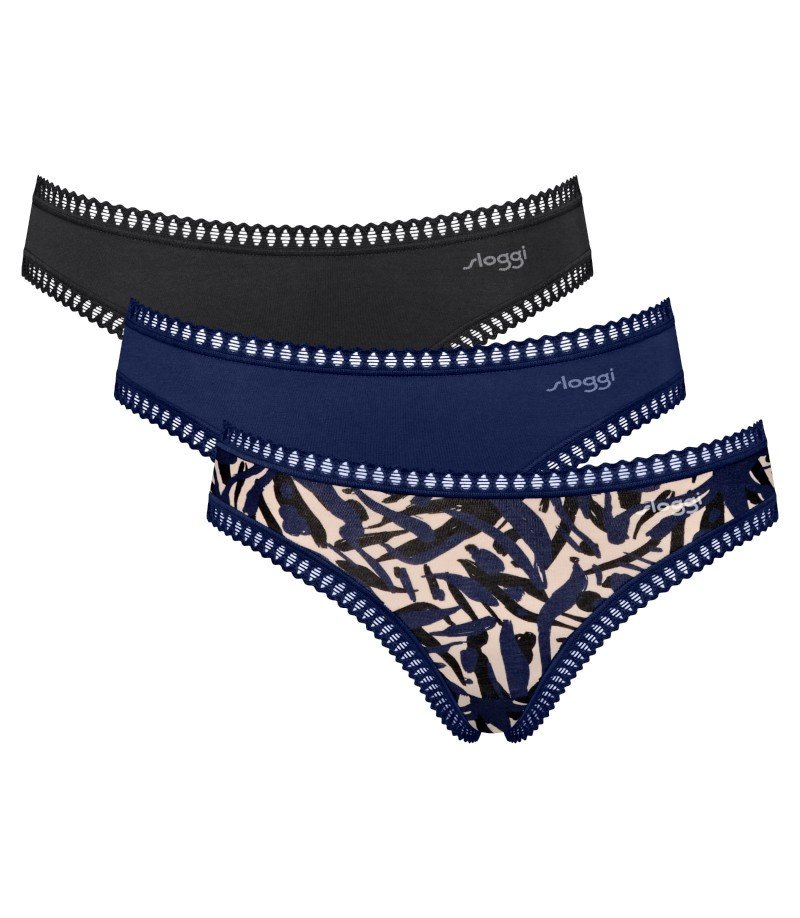 Sloggi trójpak majtki damskie mini GO Crush Mini C3P-S - Sloggi | Moda ...