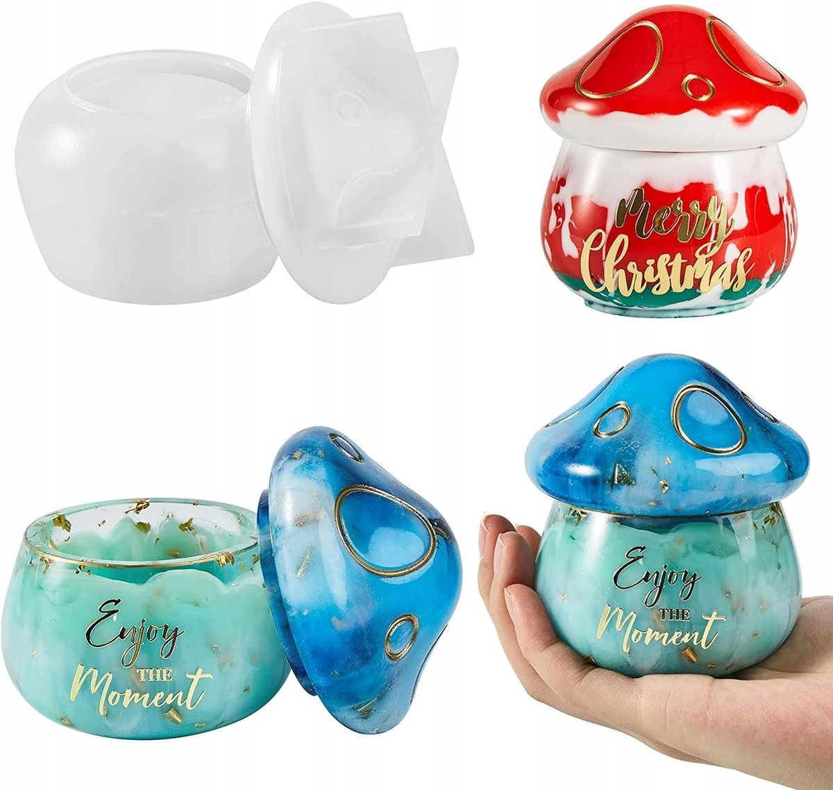 Słoik silikonowy odlew z żywicy epoksydowej - Inna marka | Sklep EMPIK.COM