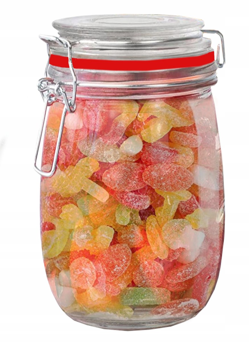 Słoik słój z uszczelką zamknięciem szczelny 1L - Festa Italia | Sklep ...