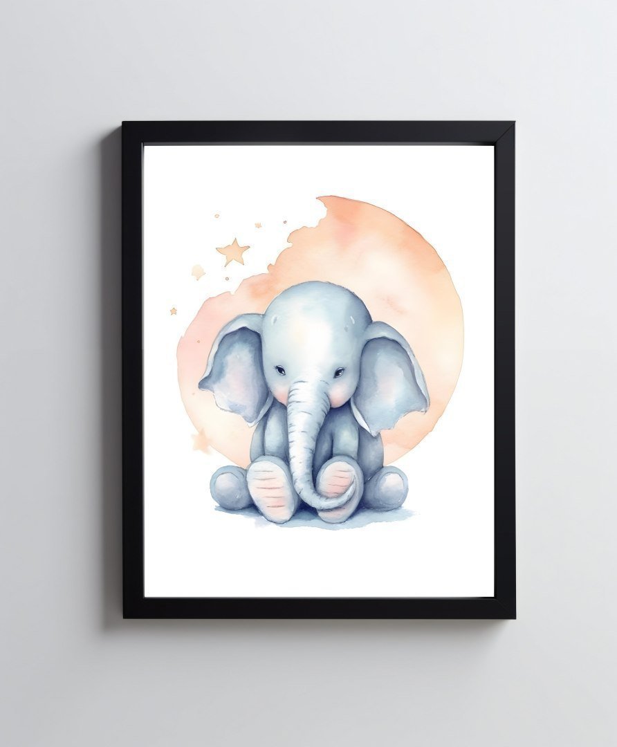 Słoń - 50x70 cm - Bez ramy - Harmony Posters | Sklep EMPIK.COM