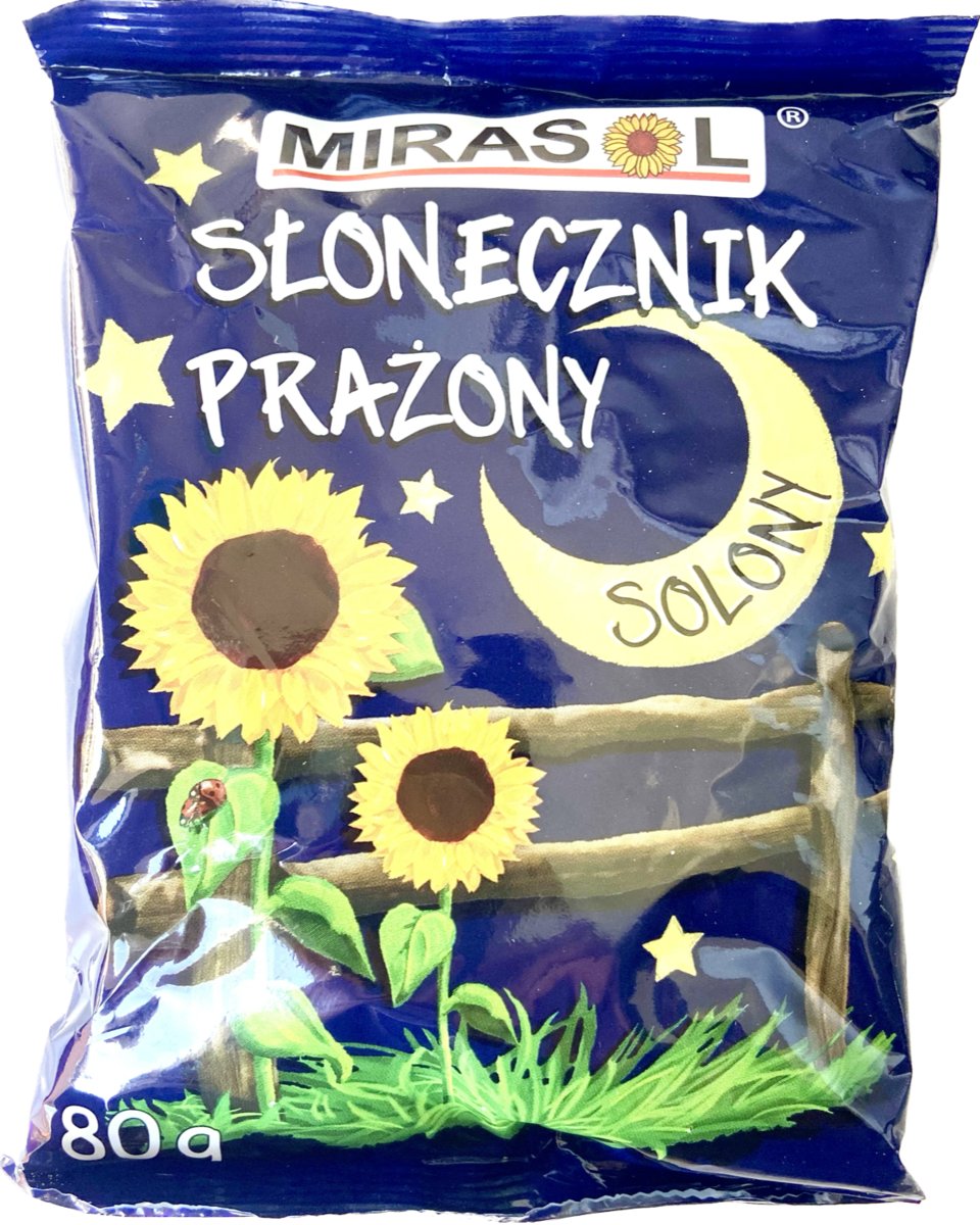 Słonecznik Czarny Prażony 80G. Solony Mirasol - Inna marka | Sklep EMPIK.COM