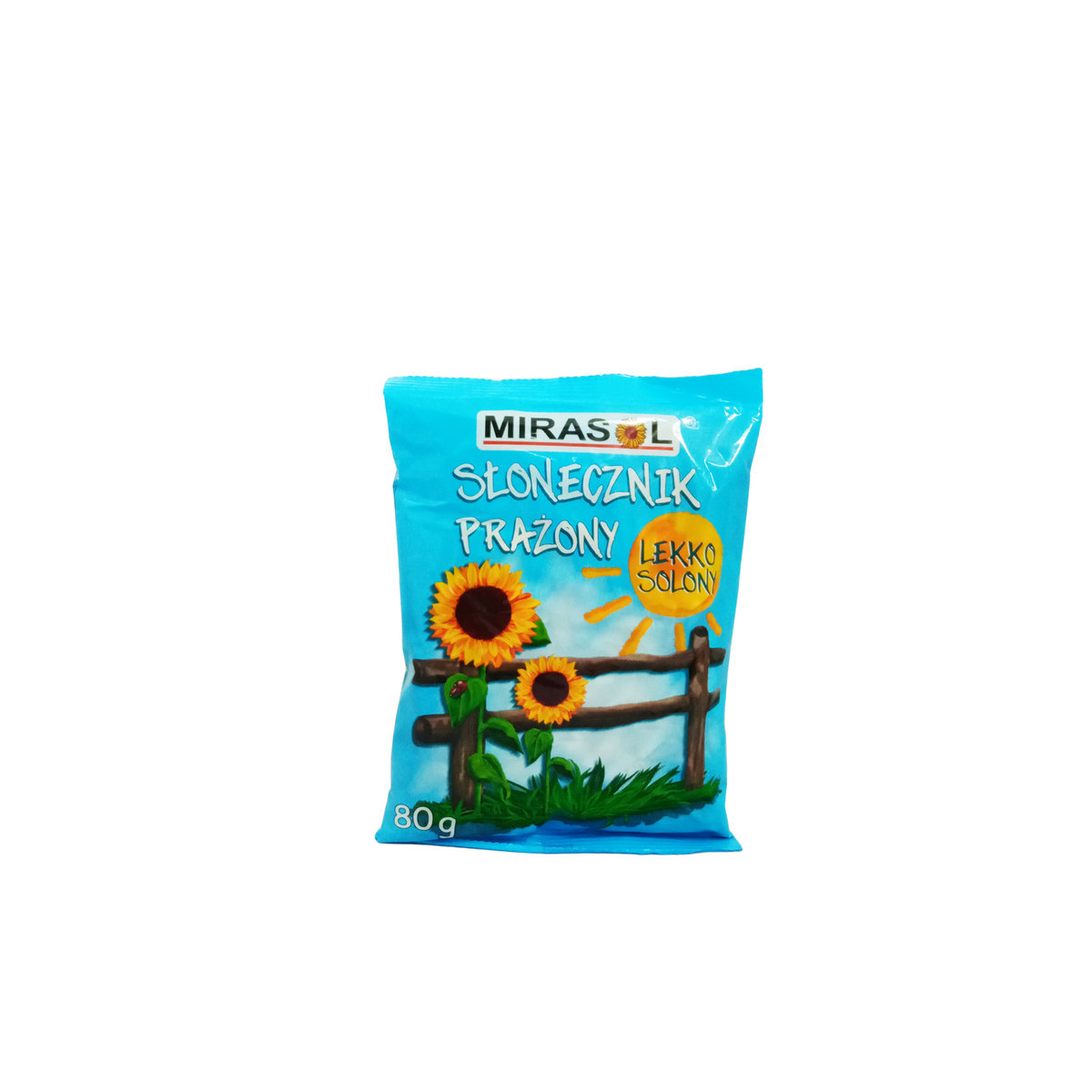 Słonecznik niełuskany prażony mało solony 80g - Mirasol | Sklep EMPIK.COM