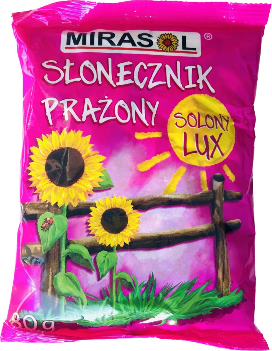 SŁONECZNIK PRAŻONY LUX 80g. SOLONY MIRASOL - Mirasol | Sklep EMPIK.COM