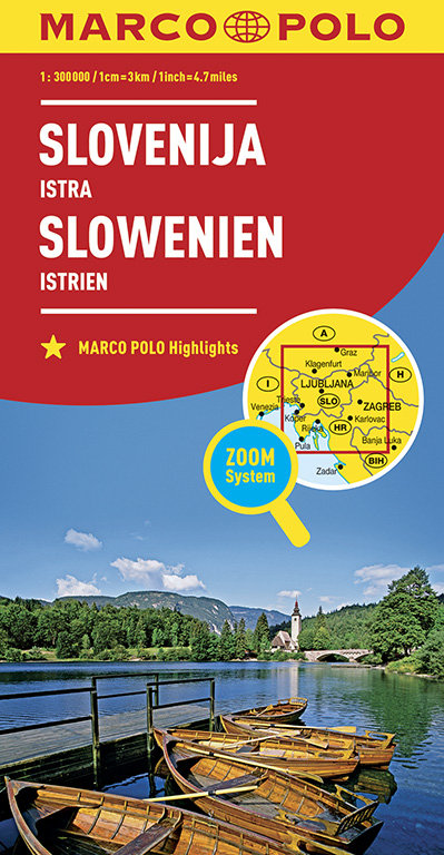 Slovenija. Istra. Slowenien. Istrien. Mapa 1:300 000 - MairDuMont ...