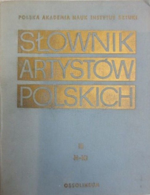 Słownik artystów polskich Tom III - W opisie | Książka w Empik