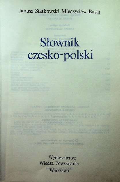 Słownik czesko - polski - Siatkowski Janusz | Książka w Empik