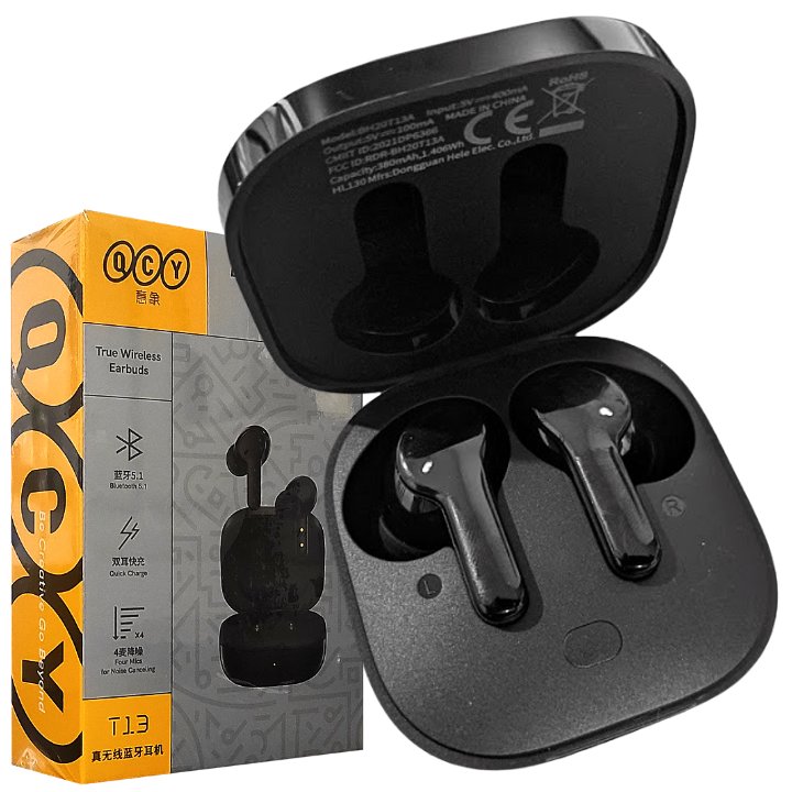 Słuchawki Bezprzewodowe Dokanałowe Bt 5.1 Qcy T13 - QCY | Sklep EMPIK.COM