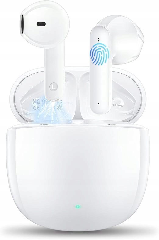 Słuchawki Bezprzewodowe Douszne G11-S Białe - Inna marka | Sklep EMPIK.COM