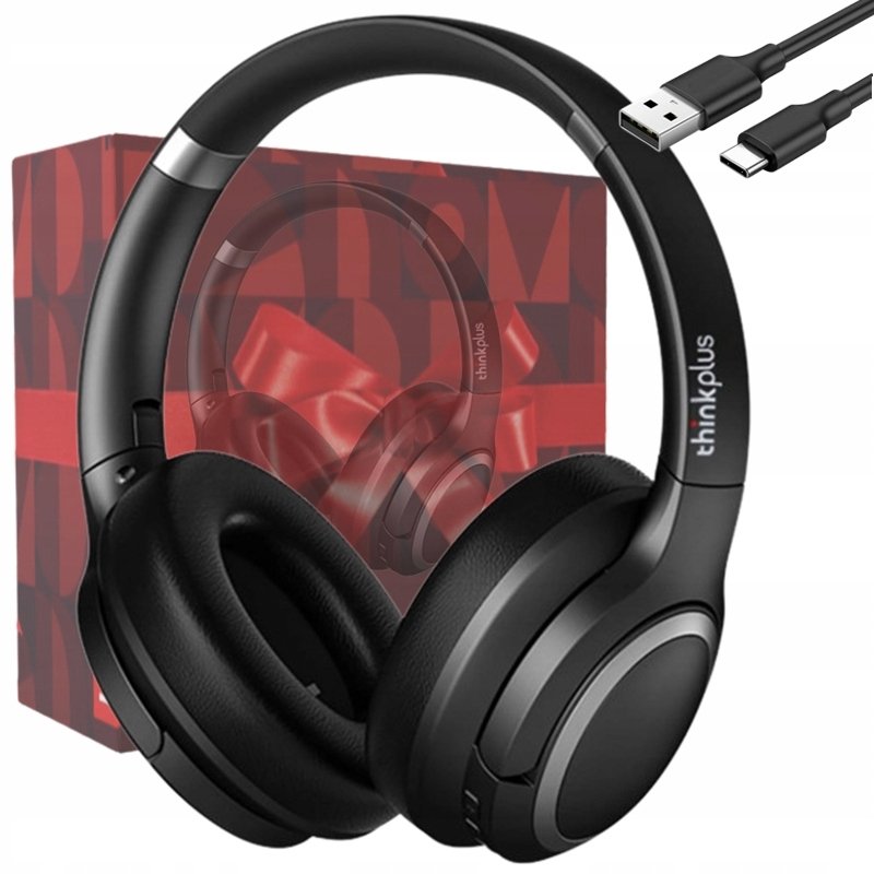 Słuchawki bezprzewodowe nauszne Lenovo TH40 ANC - thinkplus | Gry i ...