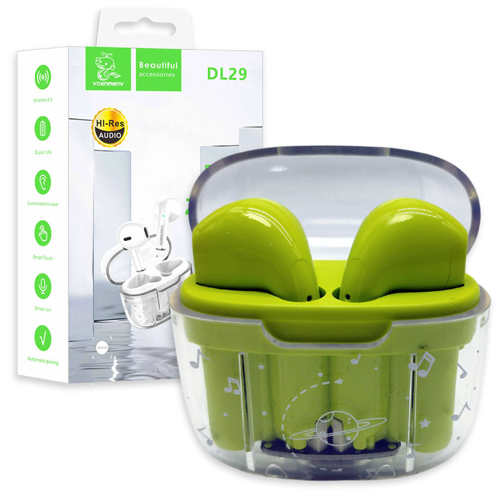 SŁUCHAWKI BLUETOOTH DENMEN EARBUDS ZIELONE DL29 TWS - Denmen | Sklep EMPIK.COM