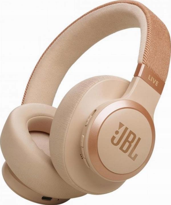 Słuchawki JBL Live 770 NC Beżowe nauszne bezprzewodowe - Jbl | Sklep ...