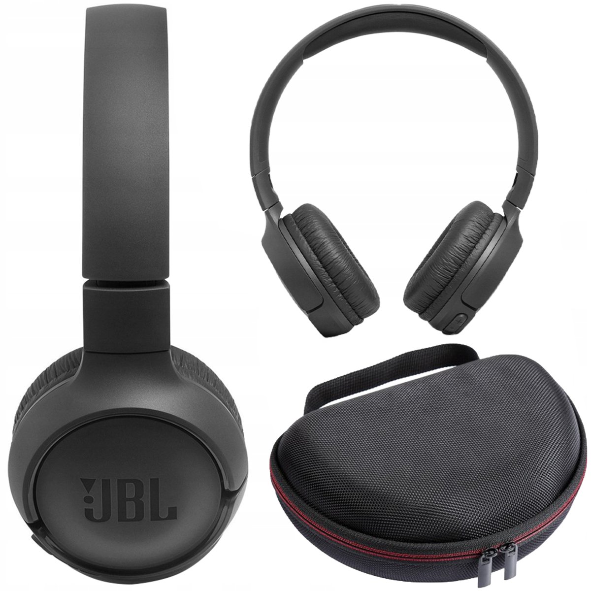 Słuchawki JBL Tune 500BT Black + Etui na słuchawki nauszne JBL BT450 ...