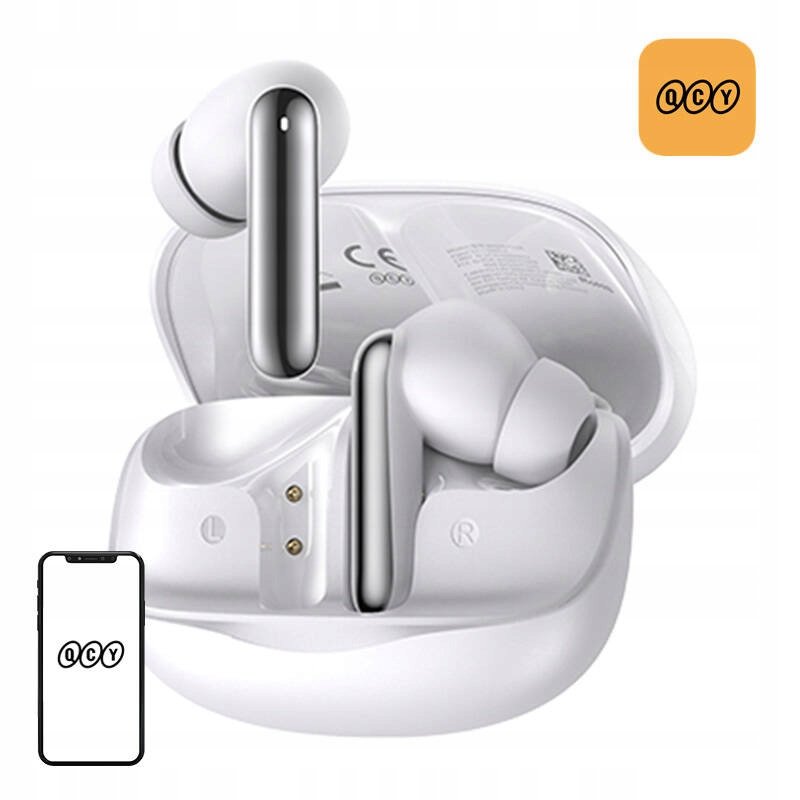 Słuchawki TWS QCY MeloBuds HT12 (białe) - QCY | Sklep EMPIK.COM