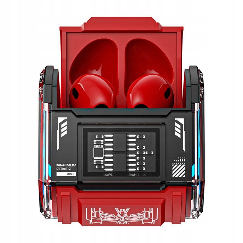 Słuchawki TWS Transformers MG-C03 (czerwone) - Inna marka | Sklep EMPIK.COM