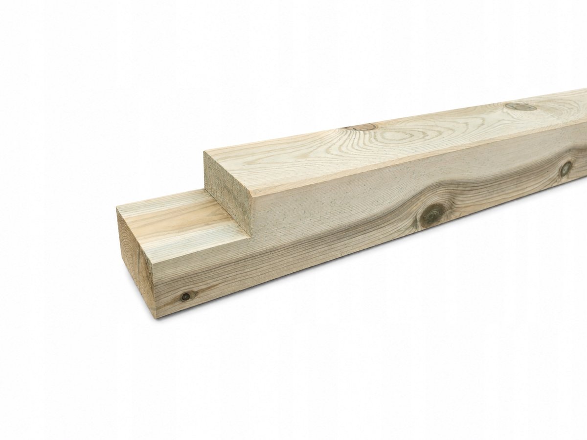 Słup do RSC BIS wiat garażowych 105 x 105 x 2900 mm impregnowany z ...