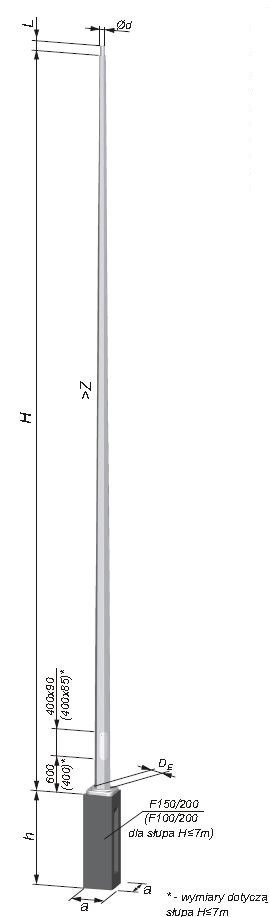 Słup oświetleniowy NT S-80P/6-3 - Inny producent | Sklep EMPIK.COM