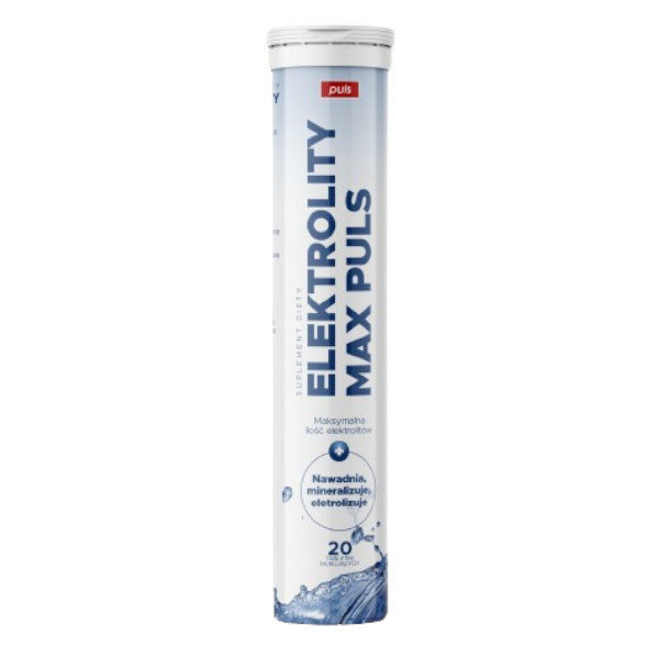 Smakowe Elektrolity Max Sód Potas Witamina C Musujące Tabletki Puls ...