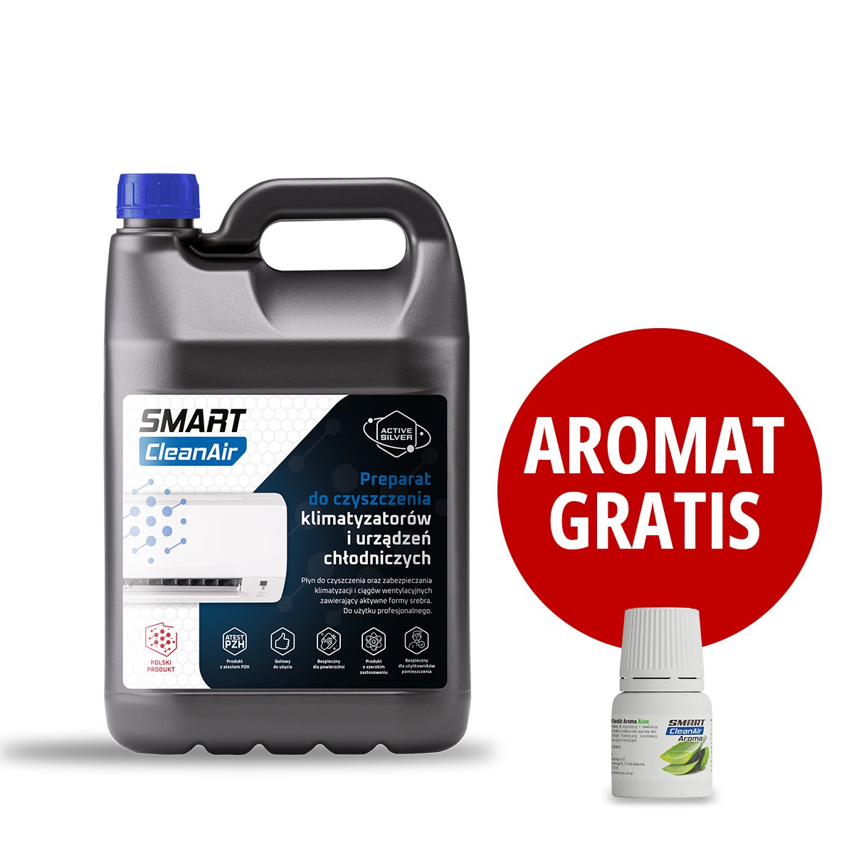Smart CleanAir 5L do czyszczenia klimatyzatorów + SCA Aroma GRATIS ...