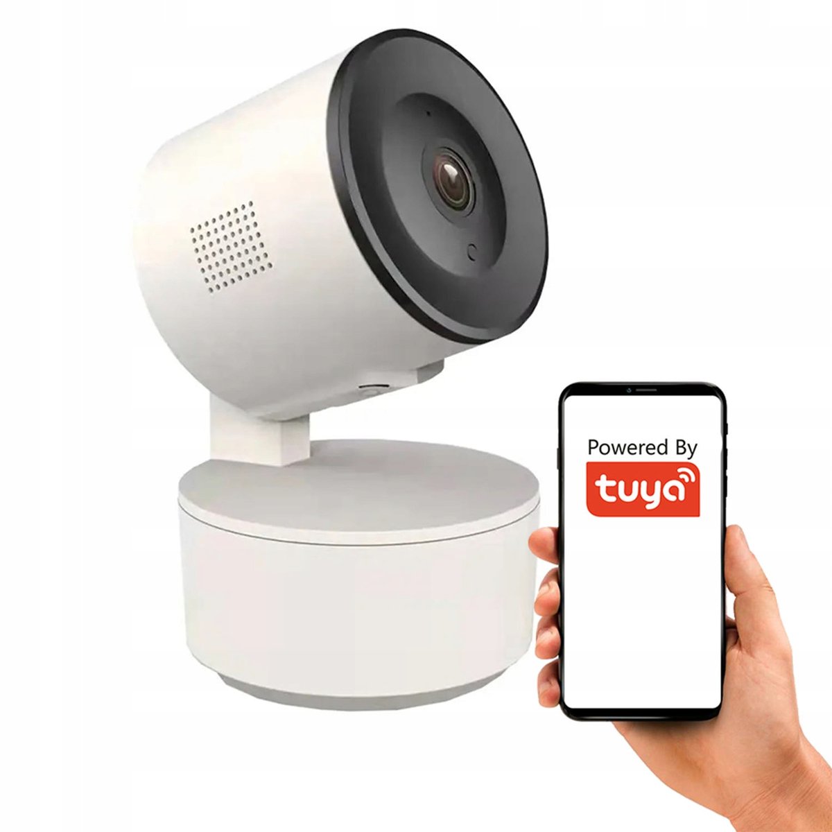 SMART KAMERA WEWNĘTRZNA OBROTOWA 1080P PTZ SYRENA 2MP ONVIF WIFI TUYA ...