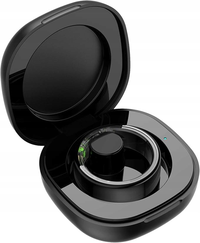 Smart Ring #11 20.5mm Czarny Android iOS Inteligentny pierścionek Tętno ...