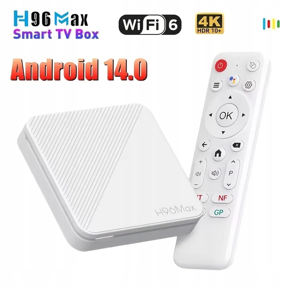 Smart Tv Box 4k Android 14 Wifi 6 Bluetooth 5 Przystawka Tv Model 2025-Rys. - Inna marka | Sklep ...