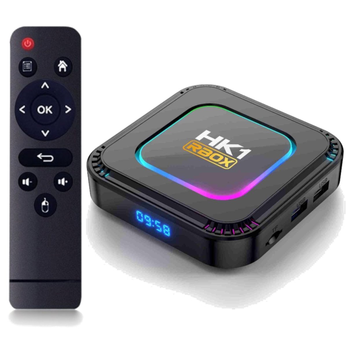 SMART TV BOX HK1 RBOX 4K 8K 4GB+64GB ANDROID 13 WIFI 6 NETFLIX ...