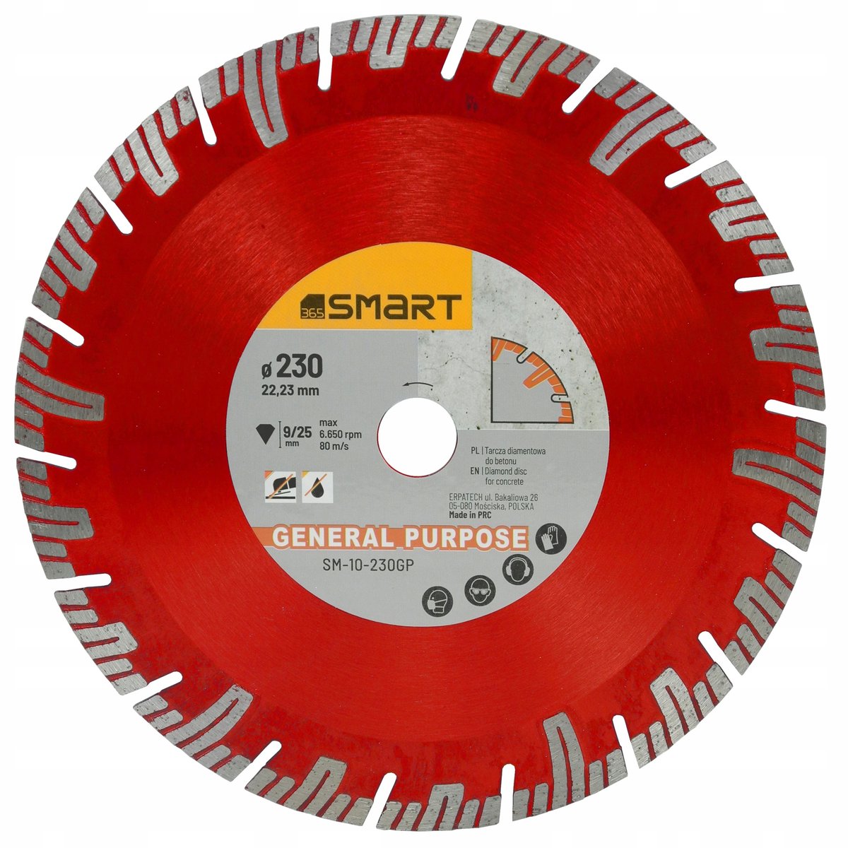 SMART365 PROFESJONALNA TARCZA DIAMENTOWA 230MM - SMART365 | Sklep EMPIK.COM