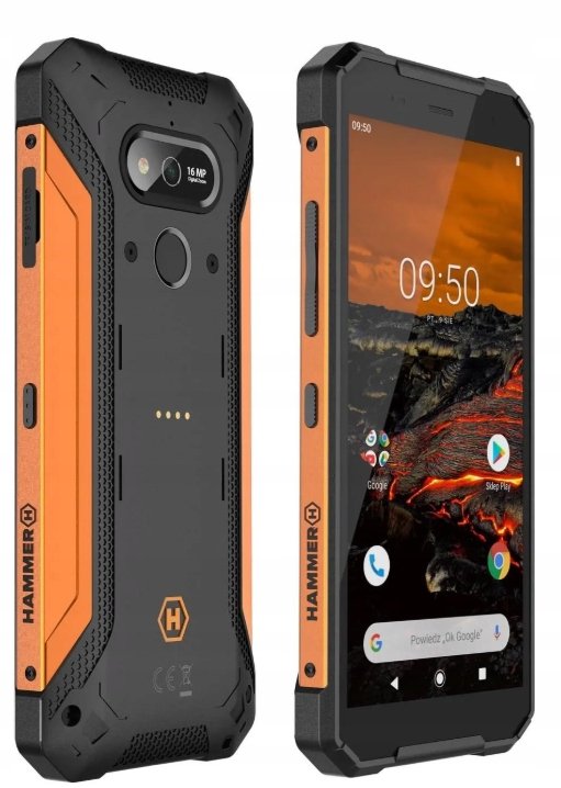 SMARTFON HAMMER EXPLORER 3 GB / 32 GB 4G (LTE) 3 LATA GWAR + UBEZP ...