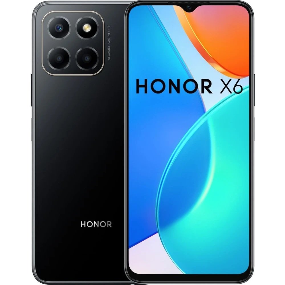 Smartfon Honor X6, 4/64 GB, czarny - Honor | Sklep EMPIK.COM