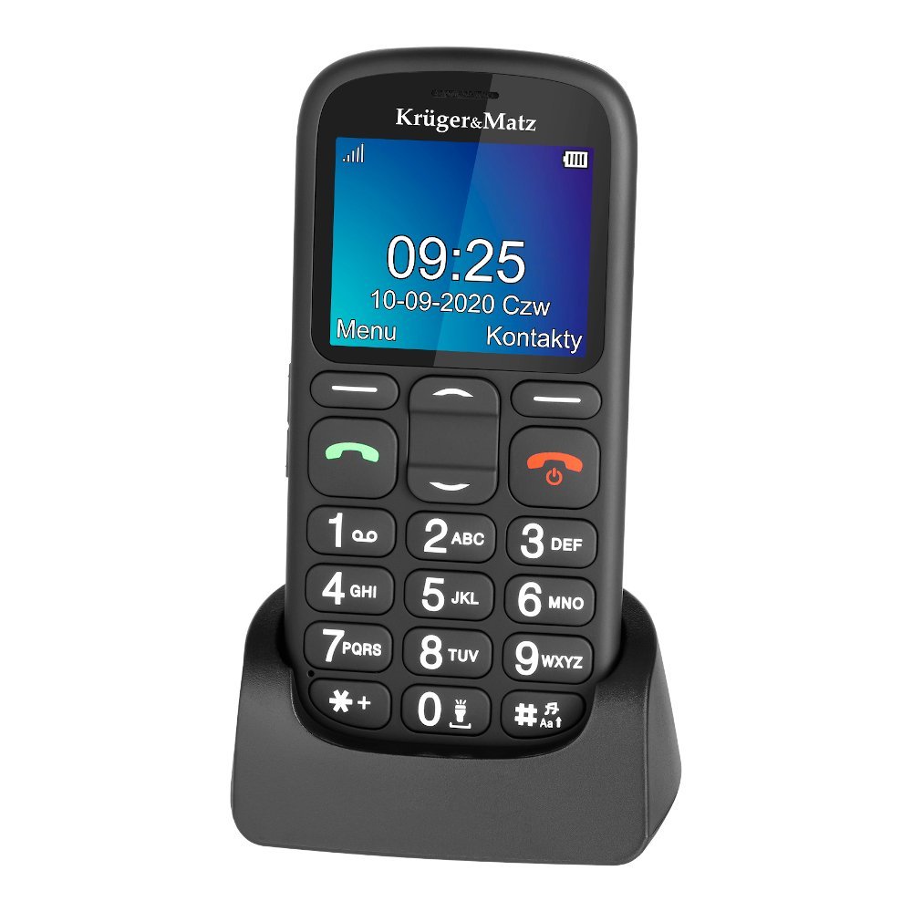 Smartfon Kruger&Matz Simple 925, , czarny - Krüger&Matz | Sklep EMPIK.COM