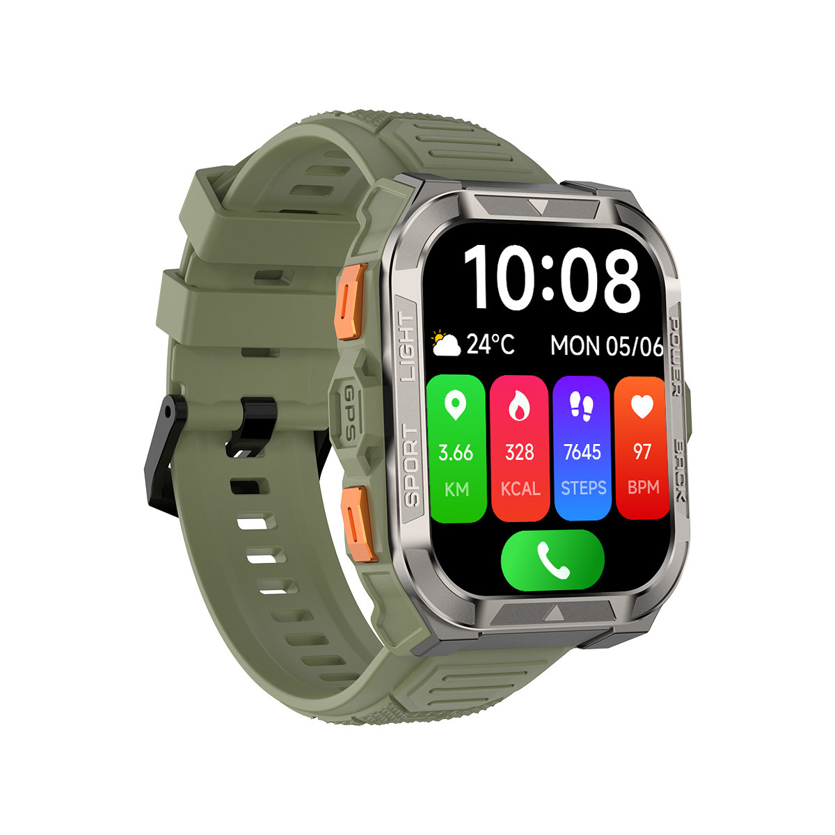 Smartwatch Balckveiw W80 Pro ekran LCD 1.91",900 mAh ,Zielony ...