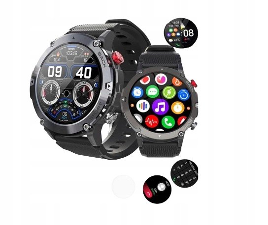 SMartWatch BB SMARTWATCH MĘSKI C21 WODOODPORNY PL MENU - Inna marka | Sklep EMPIK.COM