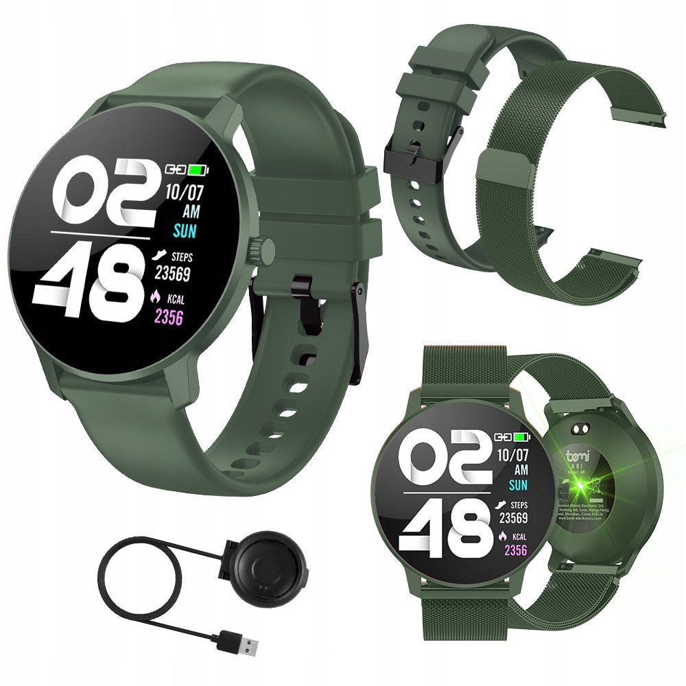 Smartwatch BEMI Ari Zielony - Bemi | Sklep EMPIK.COM