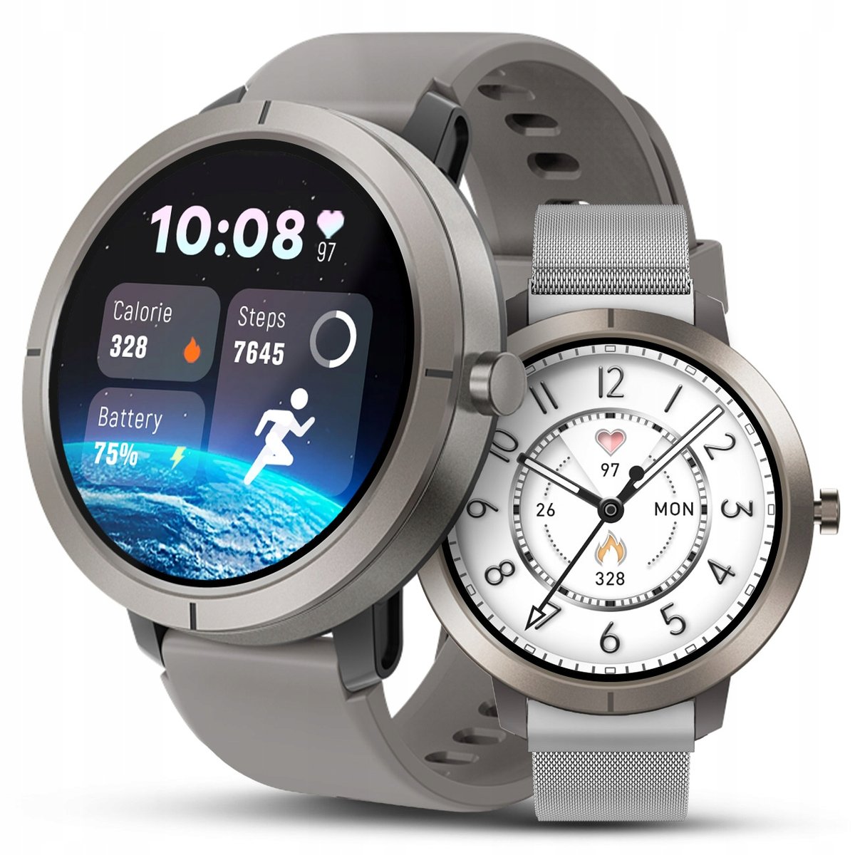 SMARTWATCH DAMSKI Z GPS MENU PL ROZMOWY PULS SPORT WODOODPORNY SMART WATCH - JG Smart | Sklep ...