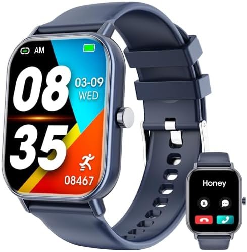 Smartwatch Haulvean z Bluetooth, 1,85" - Sportowy Zegarek Fitness, IP67 - Inna marka | Sport ...