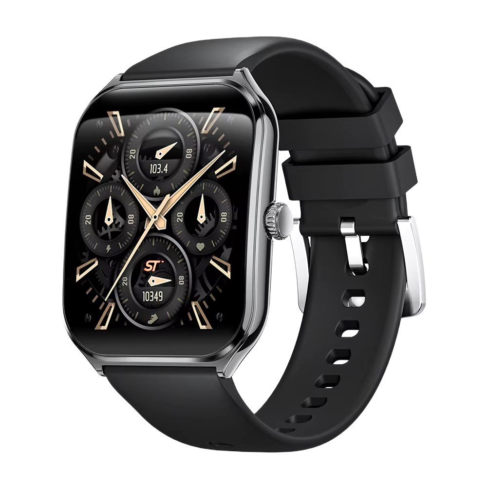 Smartwatch ST 08 UltraSlime | czarny/czarny - ST MEDICO | Sklep EMPIK.COM