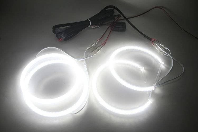 SMD Zestaw ringów LED do BMW E46 sedan po liftingu bez soczewki - Inna ...