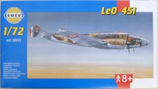 Smer 0843 Samolot Leo 451 1:72 Model do sklejania - Směr | Sklep EMPIK.COM