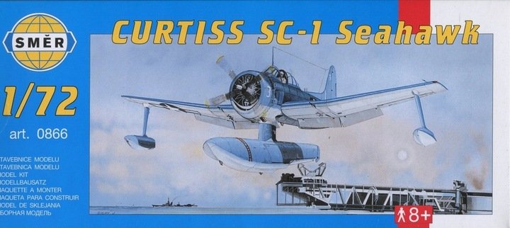 Smer 0866 Samolot Curtiss SC-1 Seahawk 1:72 Model do sklejania - Směr ...