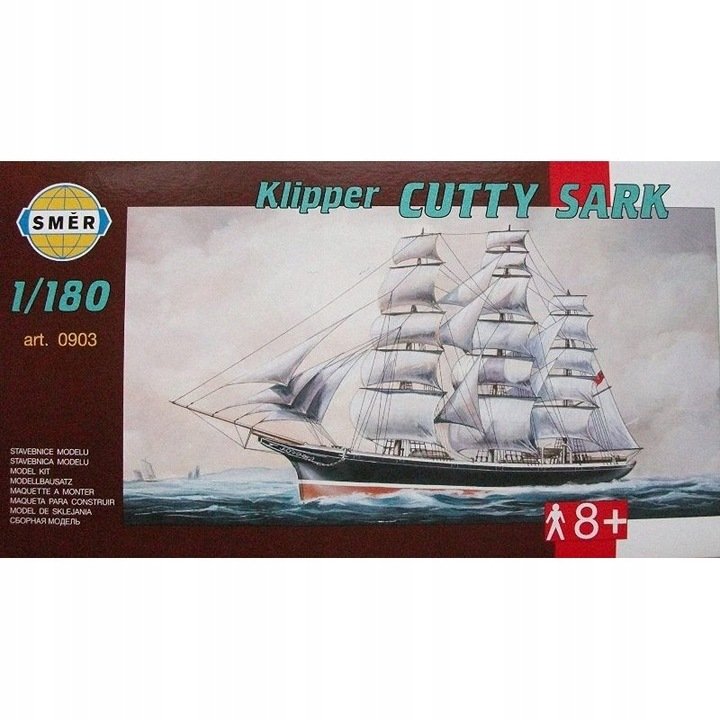 Smer 0903 Okręt Statek Klipper Cutty Sark Skala 1:180 Model do ...
