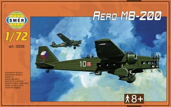 Smer 0938 Samolot Aero MB-200 1:72 Model do sklejania - Směr | Sklep ...