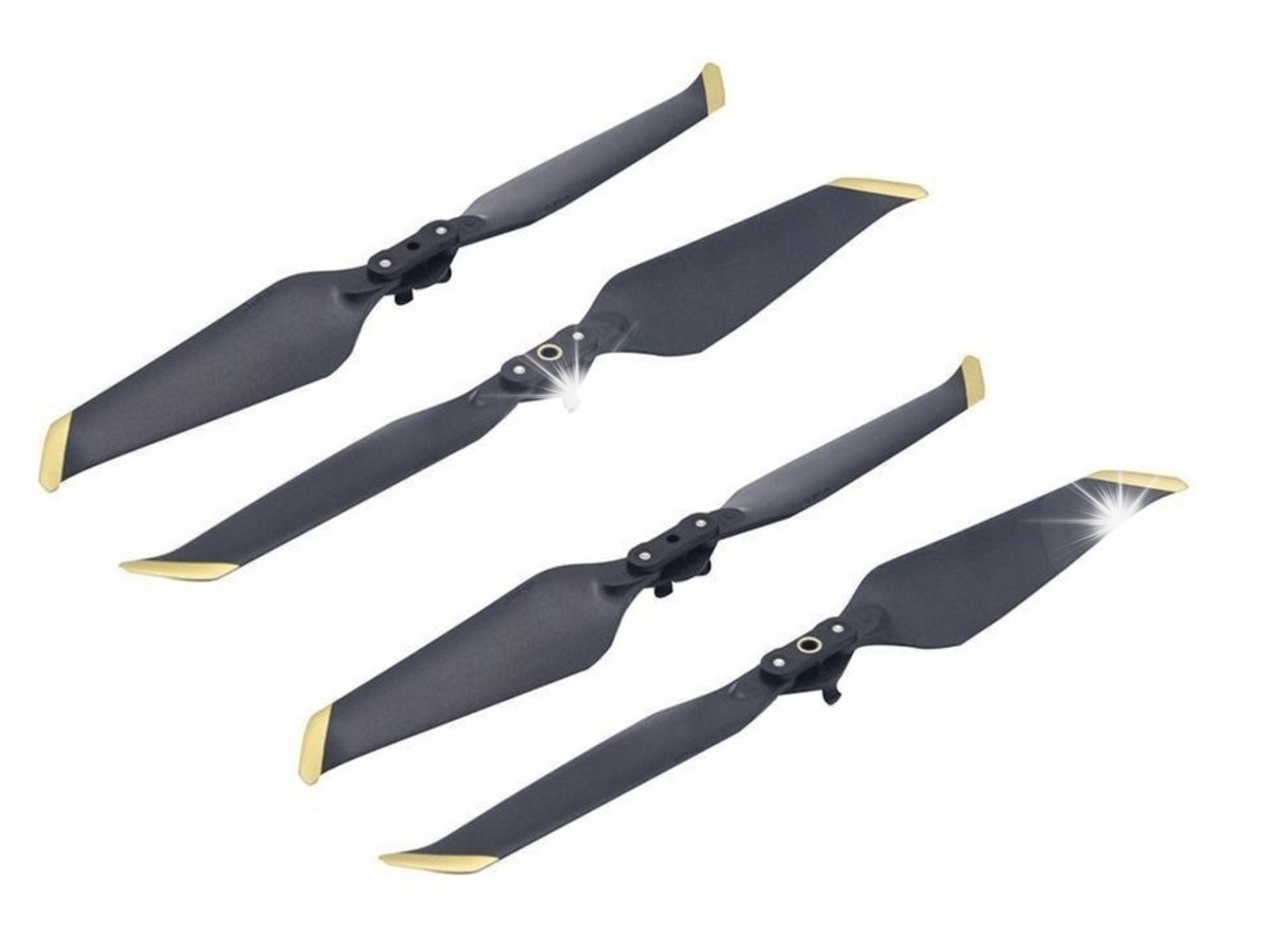 ŚMIGŁA DO DRONA DJI MAVIC 2 PRO ZOOM 8743F LOW GOLD 4 SZTUKI KOMPLET CW ...