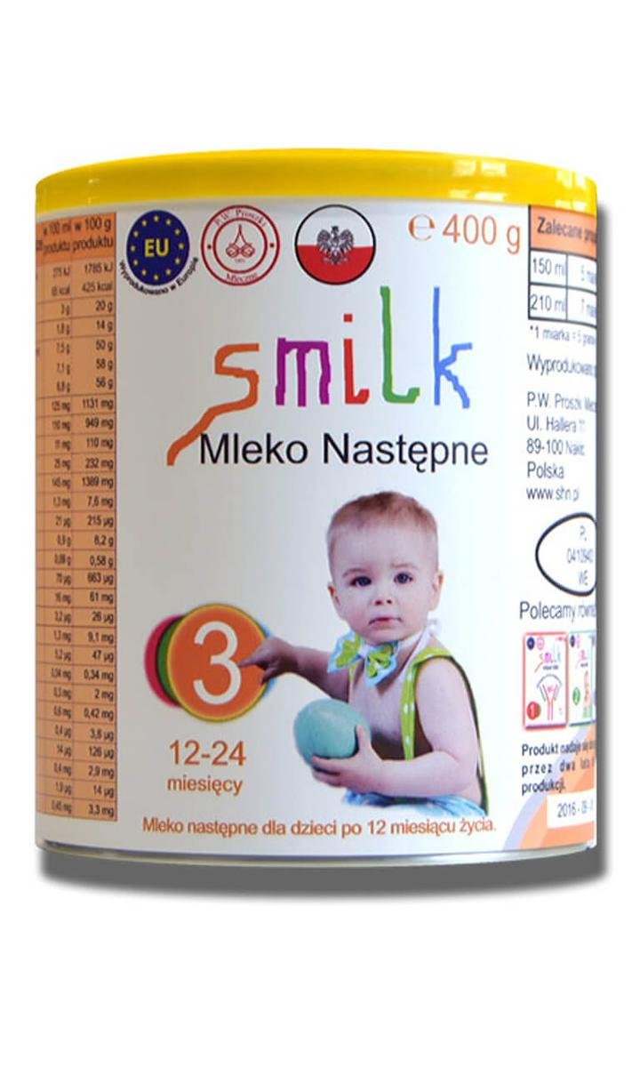 Smilk 3, Mleko modyfikowane, 400 g - Smilk | Sklep EMPIK.COM