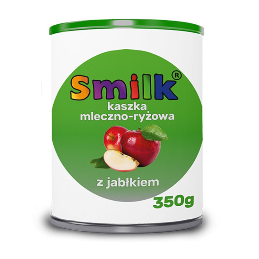 Smilk Kaszka Mleczno-Ryżowa Z Jabłkiem, 350G - Smilk | Sklep EMPIK.COM